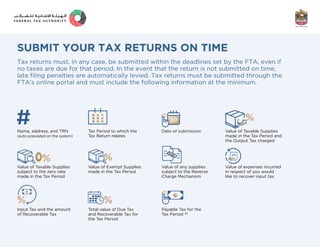 UAE Vat refund guidelines and processes. | PDF