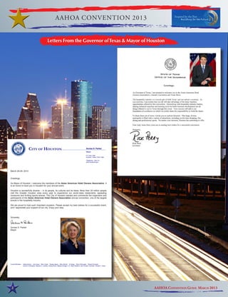 Show Guide 2013 Welcome Letters | PDF