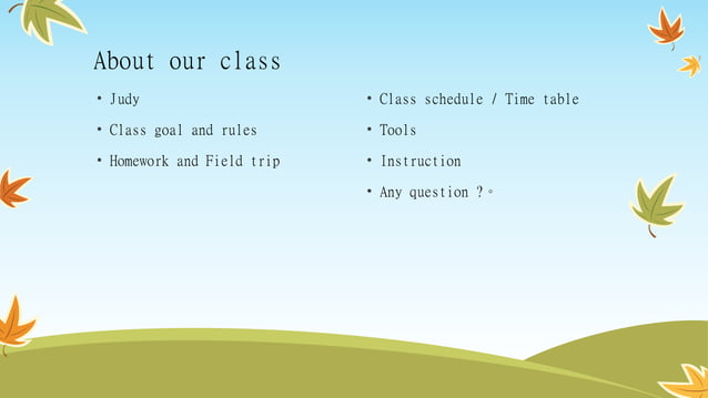 Welcome my dear students~ | PPT