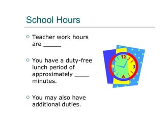 Welcome new teacher | PPT