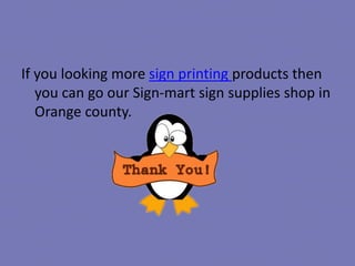 Welcome on sign mart | PPT