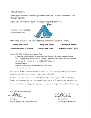 Welcome packet pdf | PDF