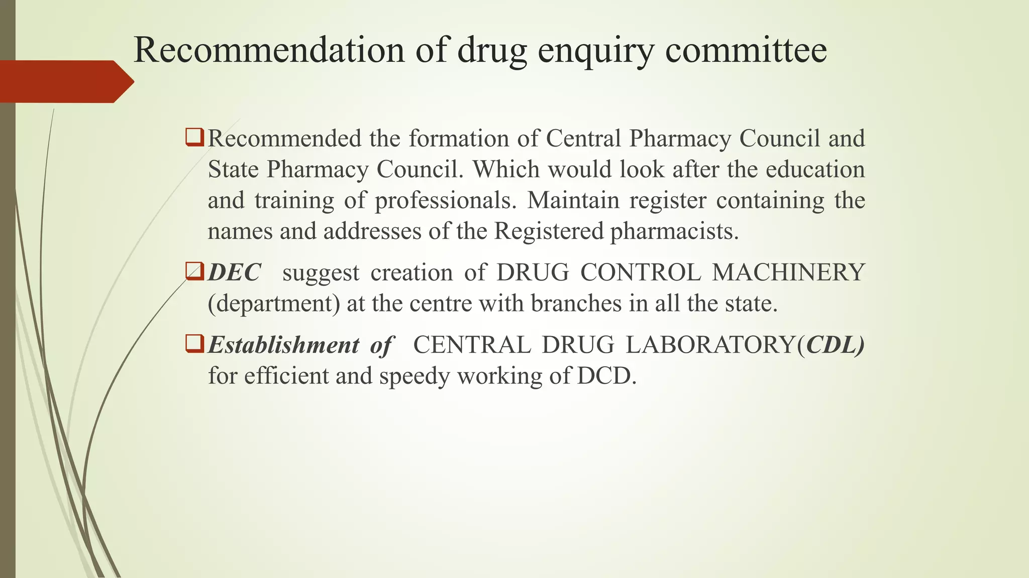 Pharmaceutical legislation in India | PDF