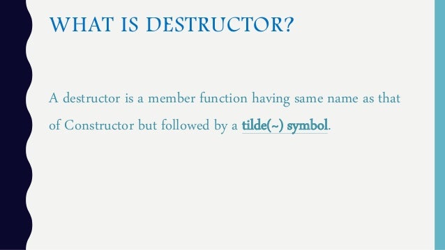 What Is Constructors And Destructors In C Explained With Example
