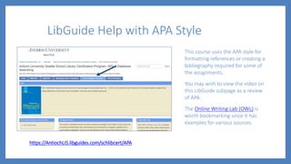 LIBM 6020 Intro PowerPoint | PPT