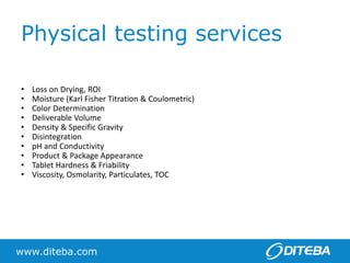 Diteba Corporate Capabilities | PPT