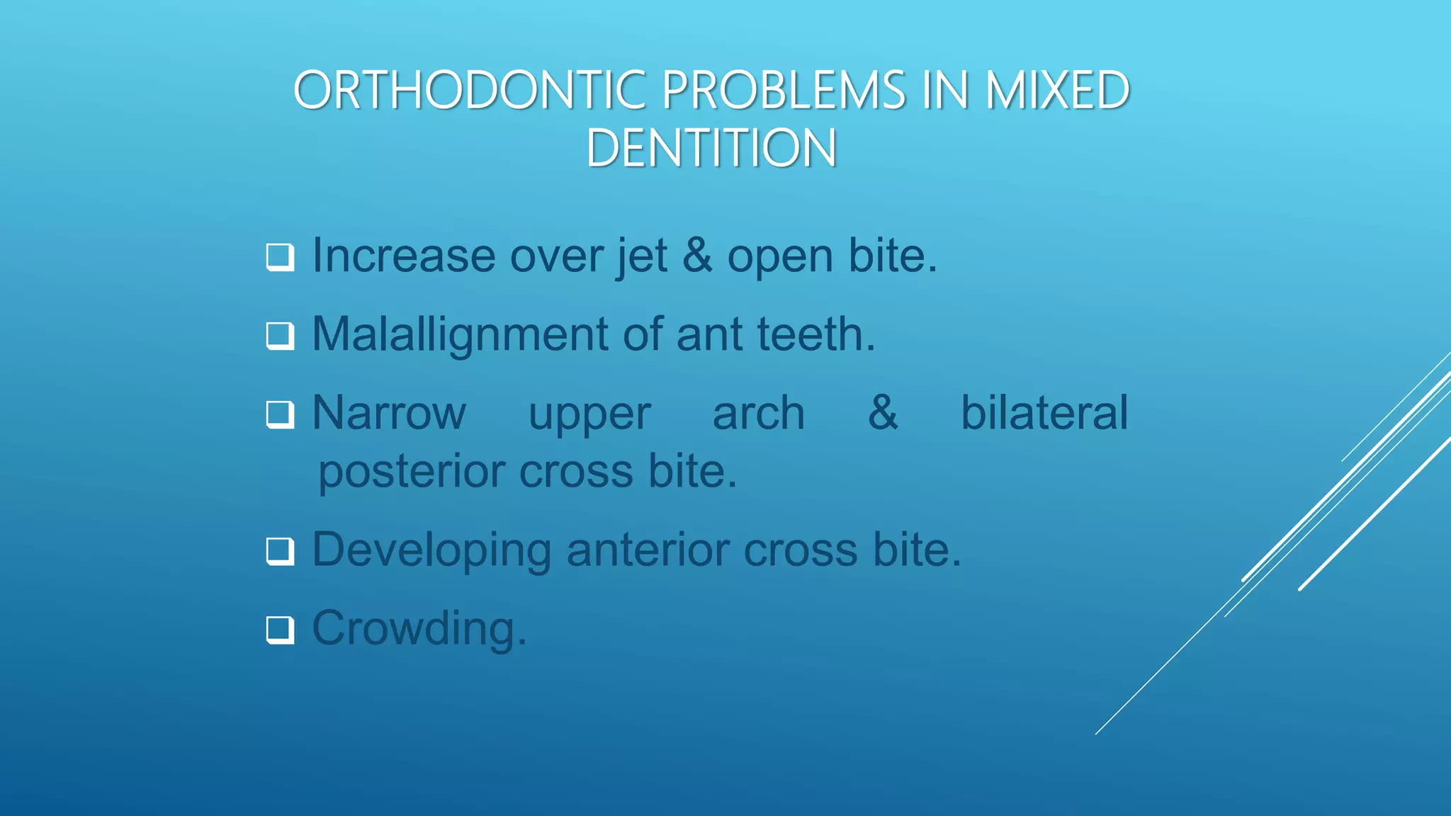 Oral screen and mixed dentition appliance | PPTX