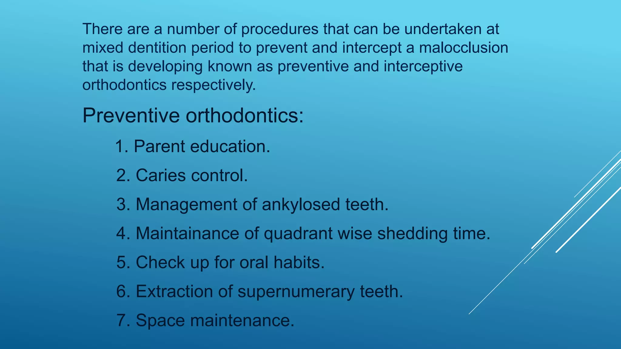 Oral screen and mixed dentition appliance | PPTX