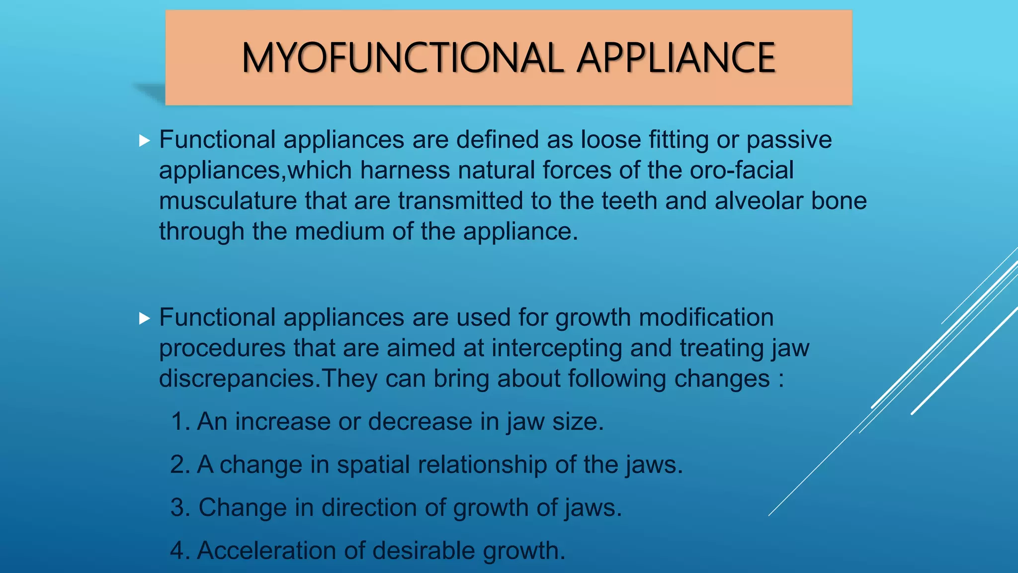 Oral screen and mixed dentition appliance | PPTX