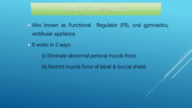 Oral screen and mixed dentition appliance | PPTX | Dental Health ...