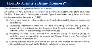 Welcome Speech At The Libsense Regional Open Science Policy Development ...