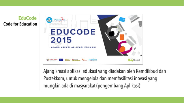 Things you should know of #EDUCODE Jakarta 2015 | PDF