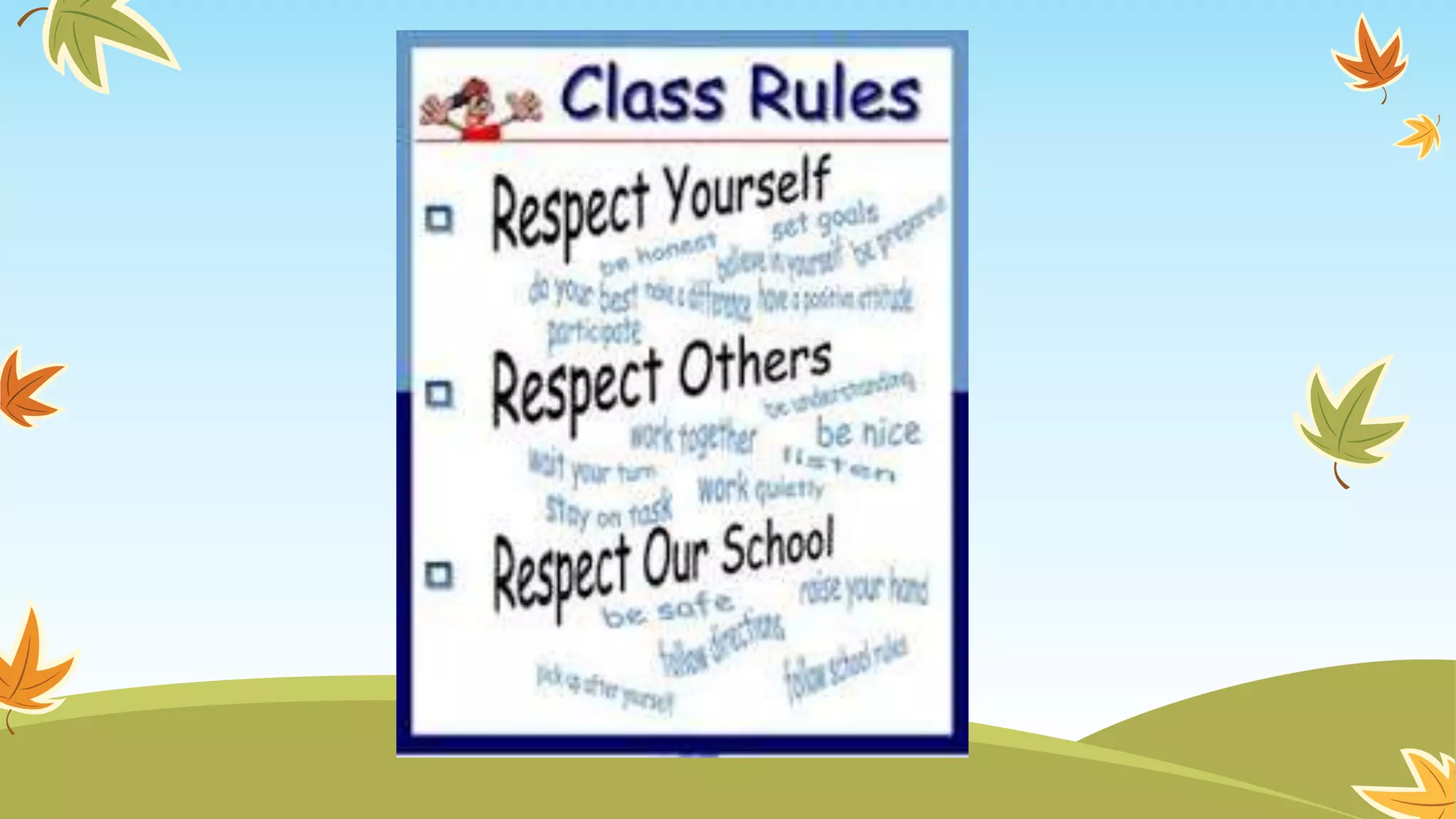 Classroom Rules Orientation During the First Day of Class | PPTX