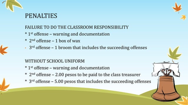 Classroom Rules Orientation During the First Day of Class | PPTX ...