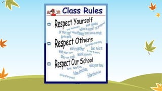 Classroom Rules Orientation During the First Day of Class | PPTX