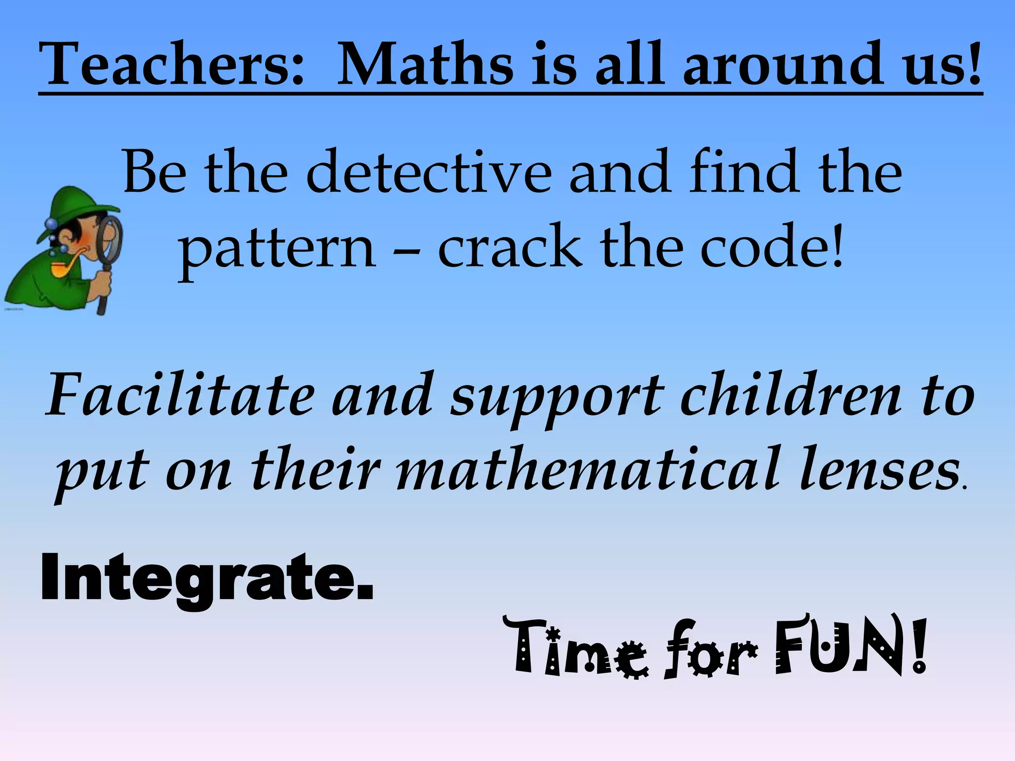 Maths Evening | PPTX