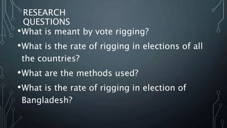 Vote Rigging Of Bangladesh slides | PPTX