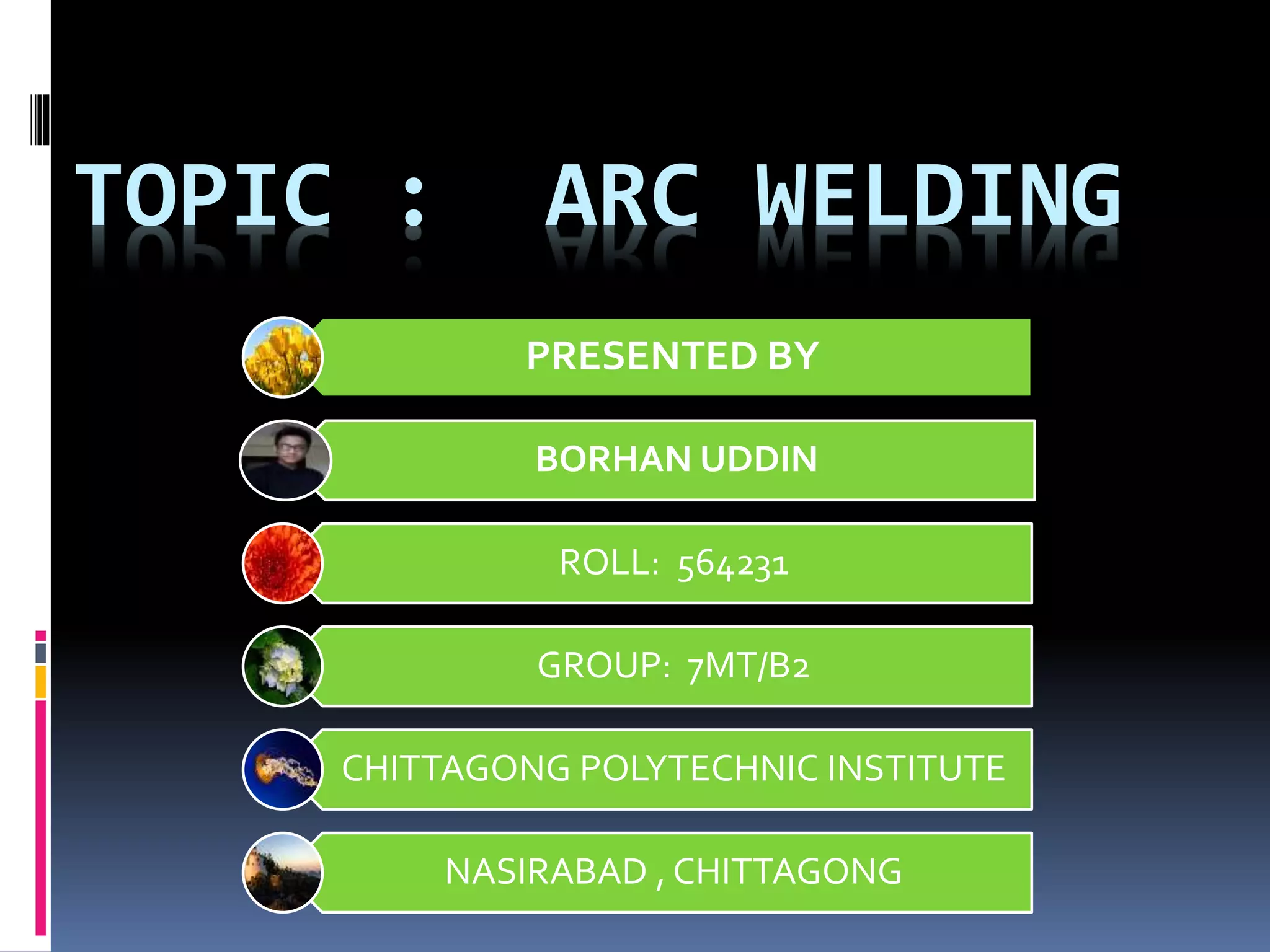 Arc Welding Presentation | PPT