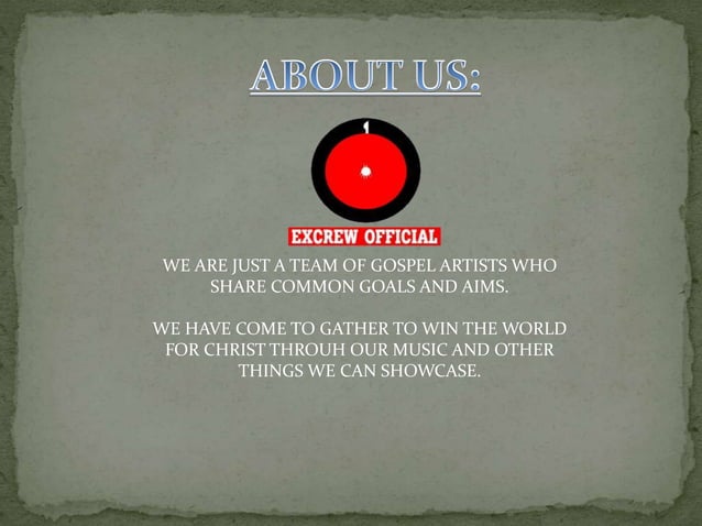 Welcome to Excrew Official | PPT