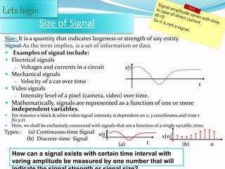 Size Of Signal | PPT