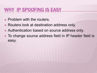 ip spoofing | PPT