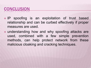 ip spoofing | PPT