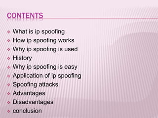 ip spoofing | PPT