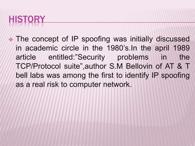 ip spoofing | PPT