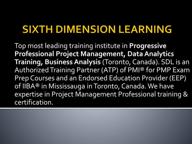 SIXTH DIMENSION LEARNING | PPT