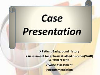 aphasia in brief | PPTX