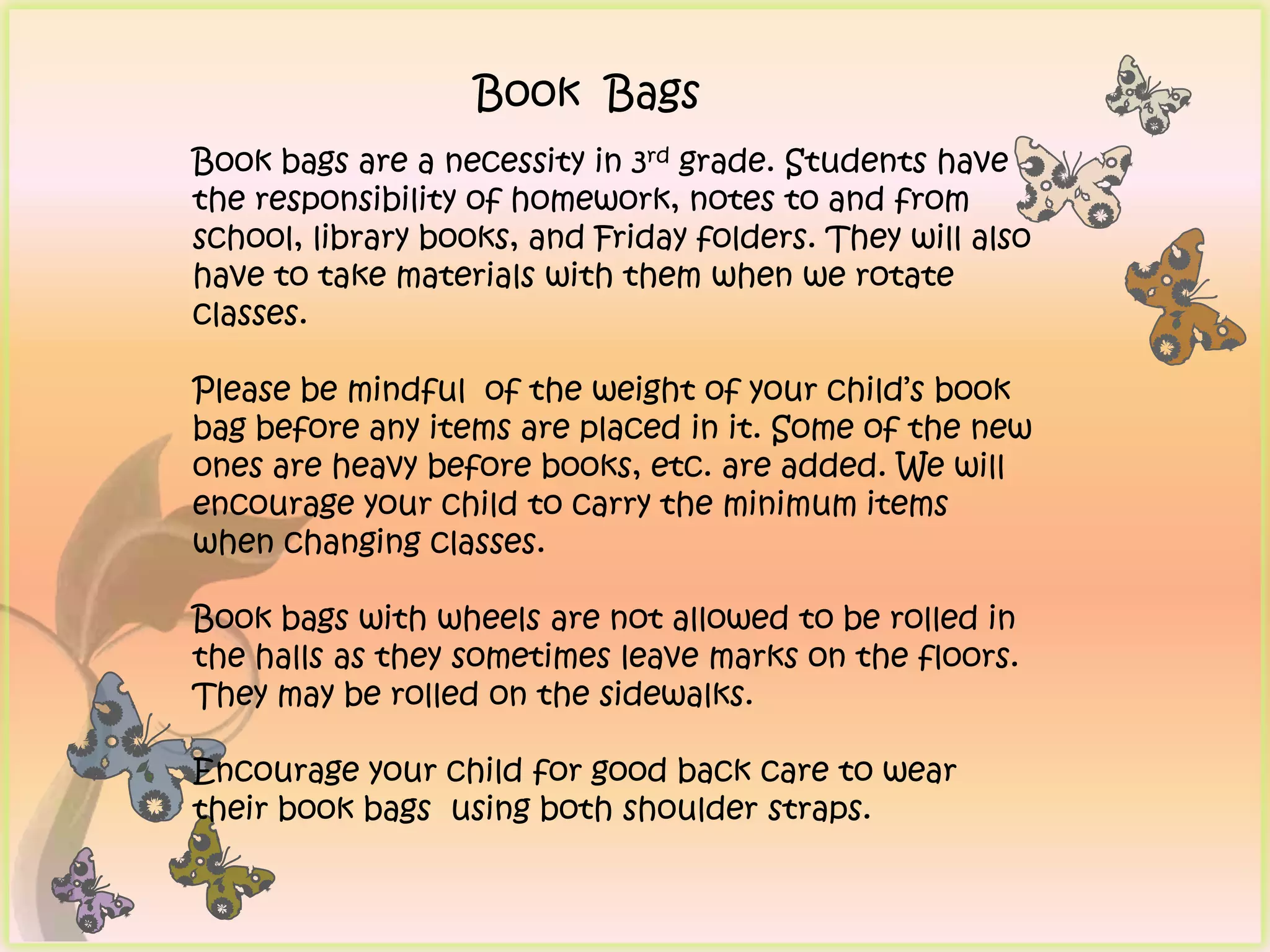 Welcome to 3rd grade open house | PPTX