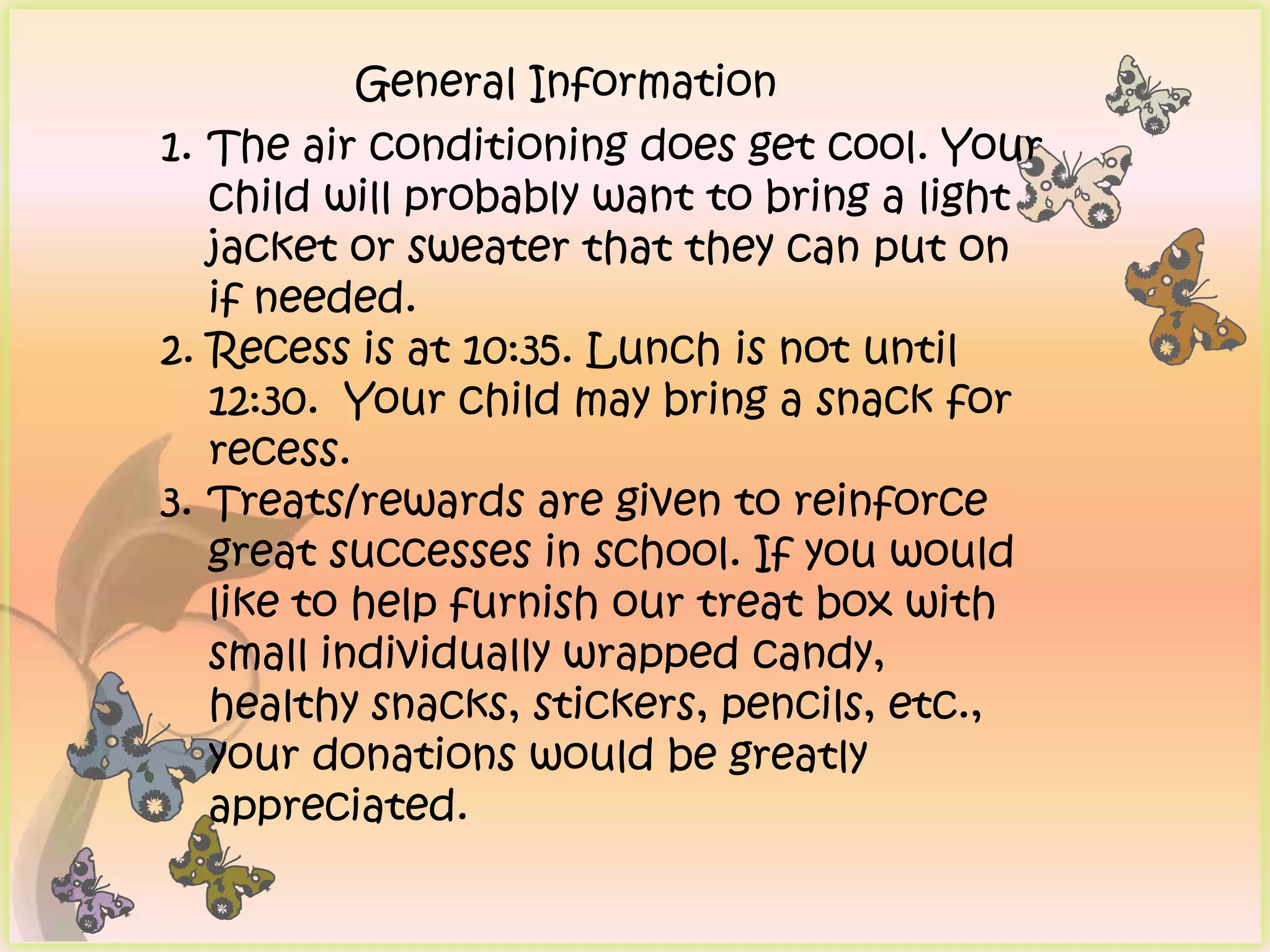 Welcome to 3rd grade open house | PPTX