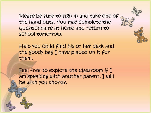 Welcome to 3rd grade open house | PPTX