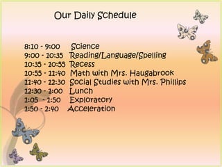 Welcome to 3rd grade open house | PPTX