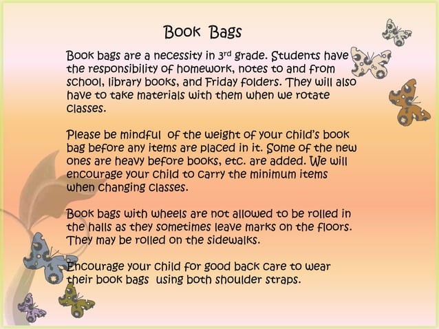 Welcome to 3rd grade open house | PPTX