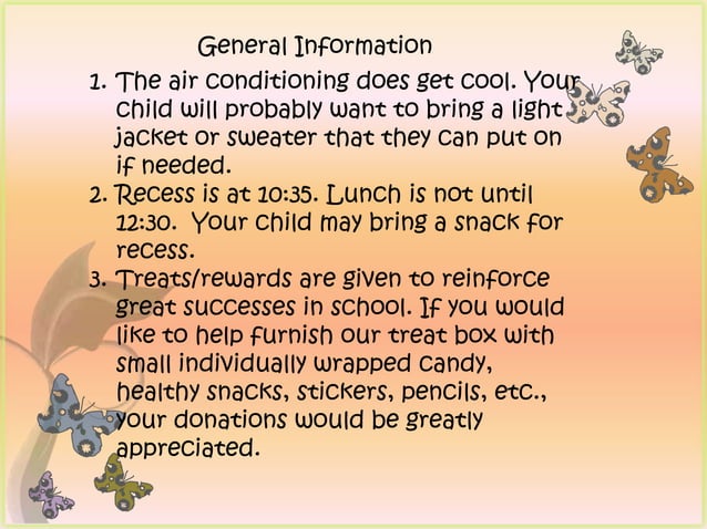 Welcome to 3rd grade open house | PPTX