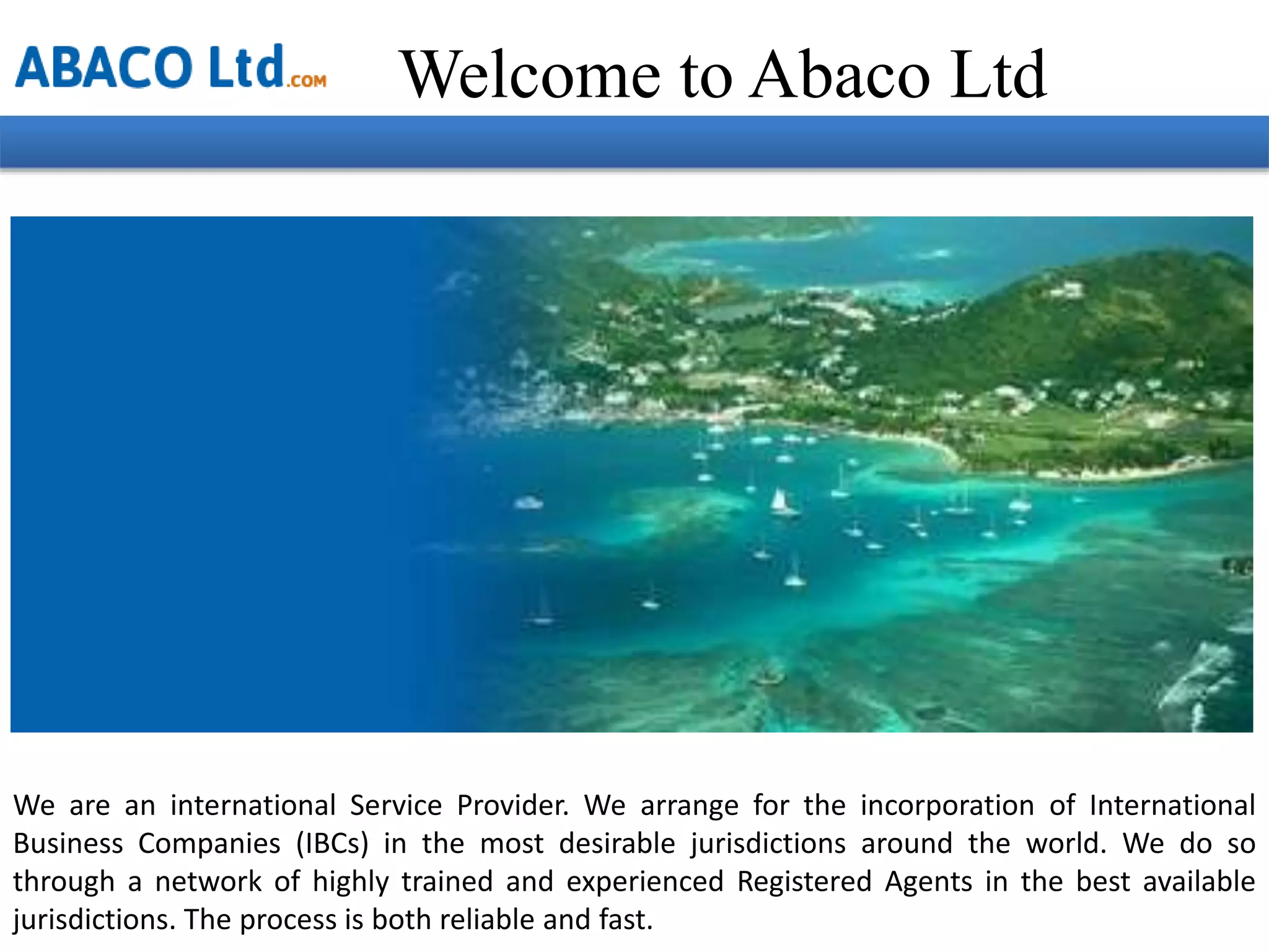 Welcome to abaco ltd | PPT