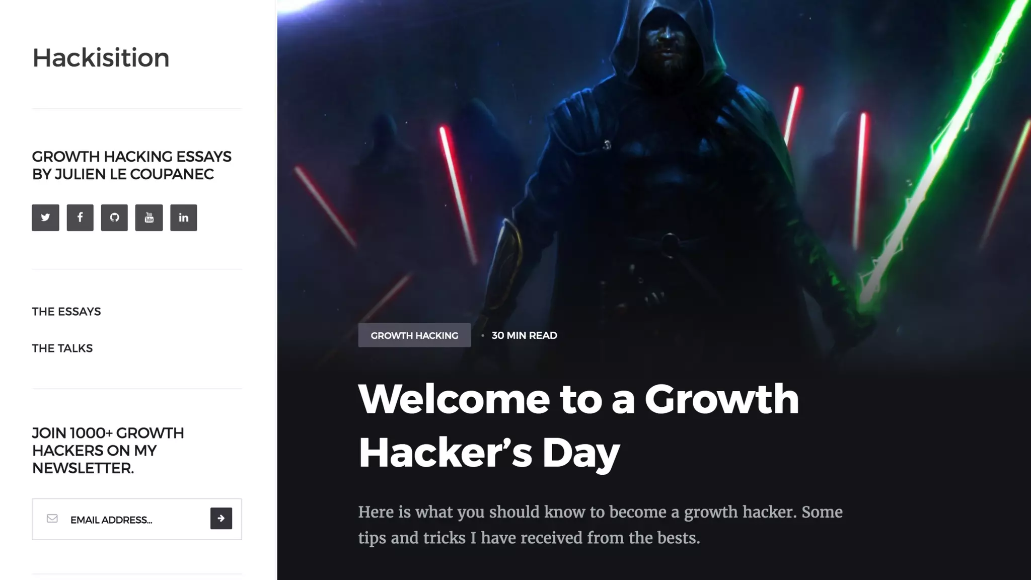 Welcome to a Growth Hacker's Day | PDF | Internet | Computing