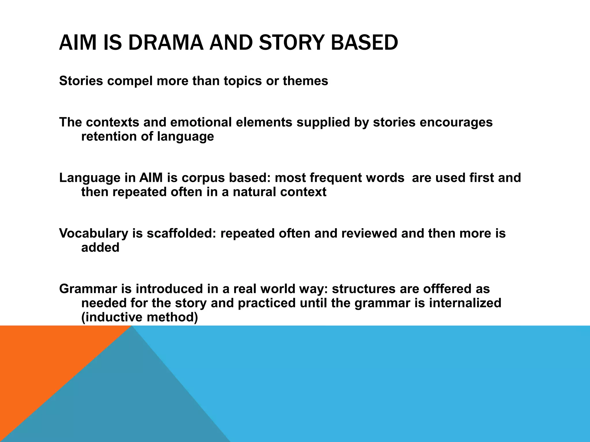 Welcome to aim language learning | PPTX