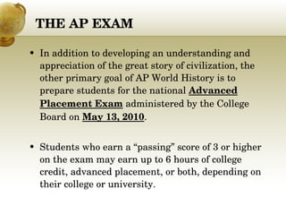 Welcome to AP World History | PPT