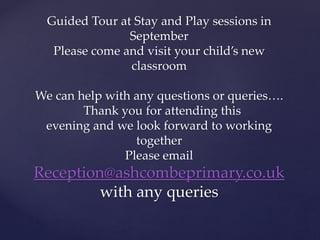 Welcome to Ashcombe Primary School | PPT