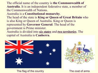 Welcome to Australia | PPT