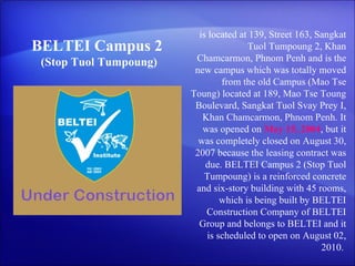 Welcome To Beltei | PPS