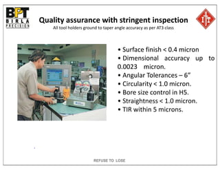 Cnc machine tools, Hsk toolings, Tool holders - Birla Precision ...