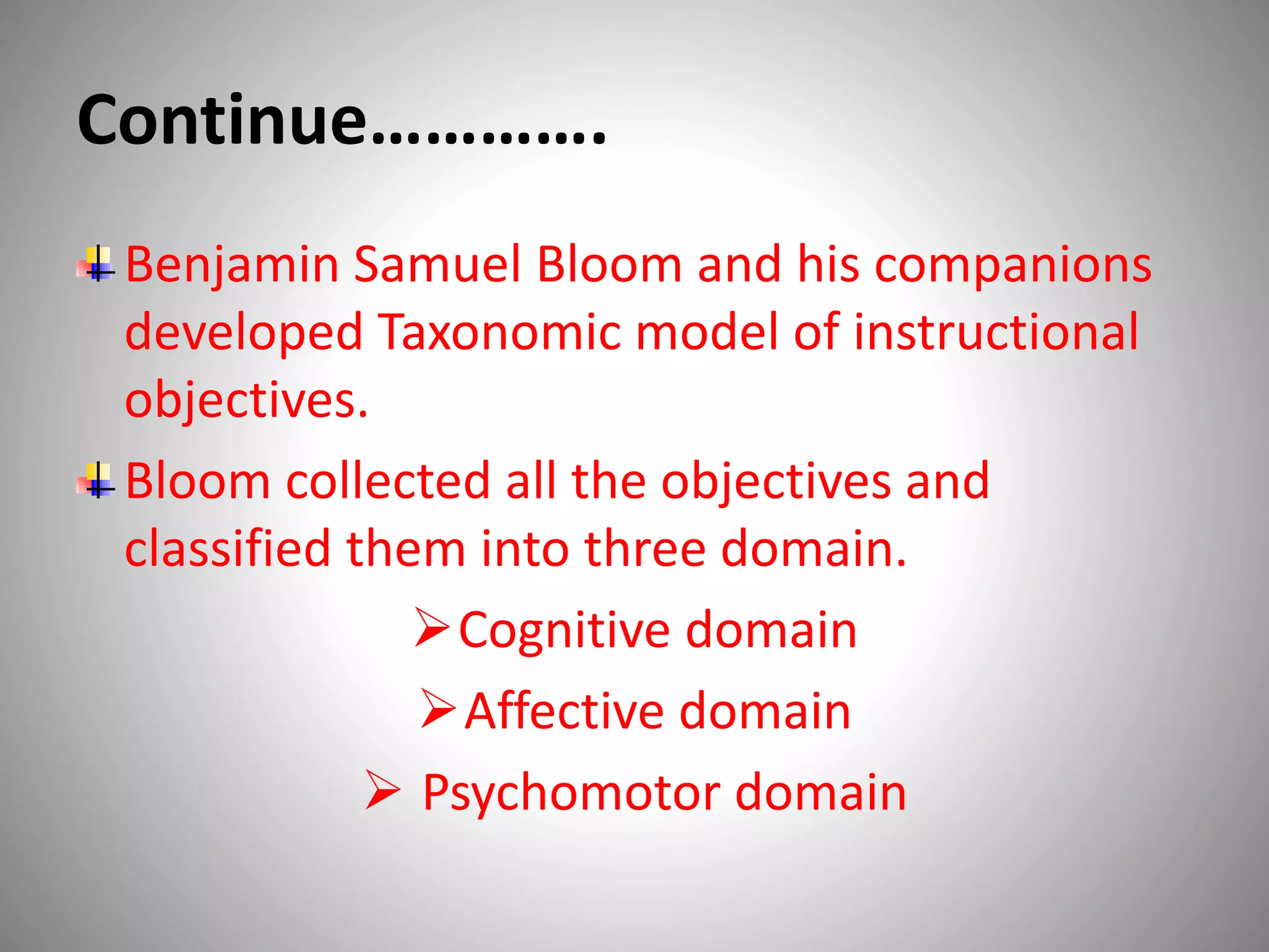 Welcome to bloom’s taxonomy | PPTX