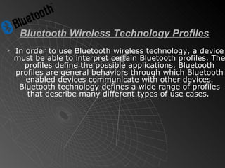 Bluetooh Technology | PPT
