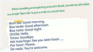 WELCOME TO BRAZIL EVOLUTION OF LANG.pptx