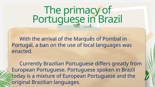 WELCOME TO BRAZIL EVOLUTION OF LANG.pptx