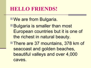 Welcome to Bulgaria | PPT