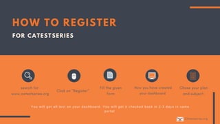 Welcome to ca test series | PPT